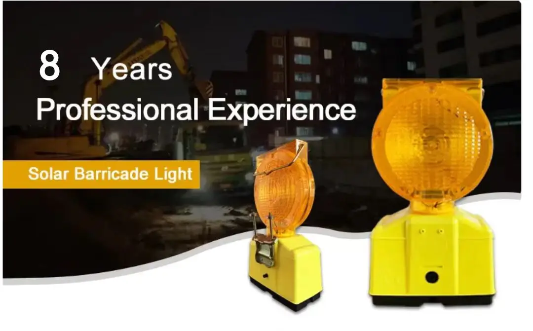 Portable Led Barricade Warning Light High Brightness Solar Safety Led ...