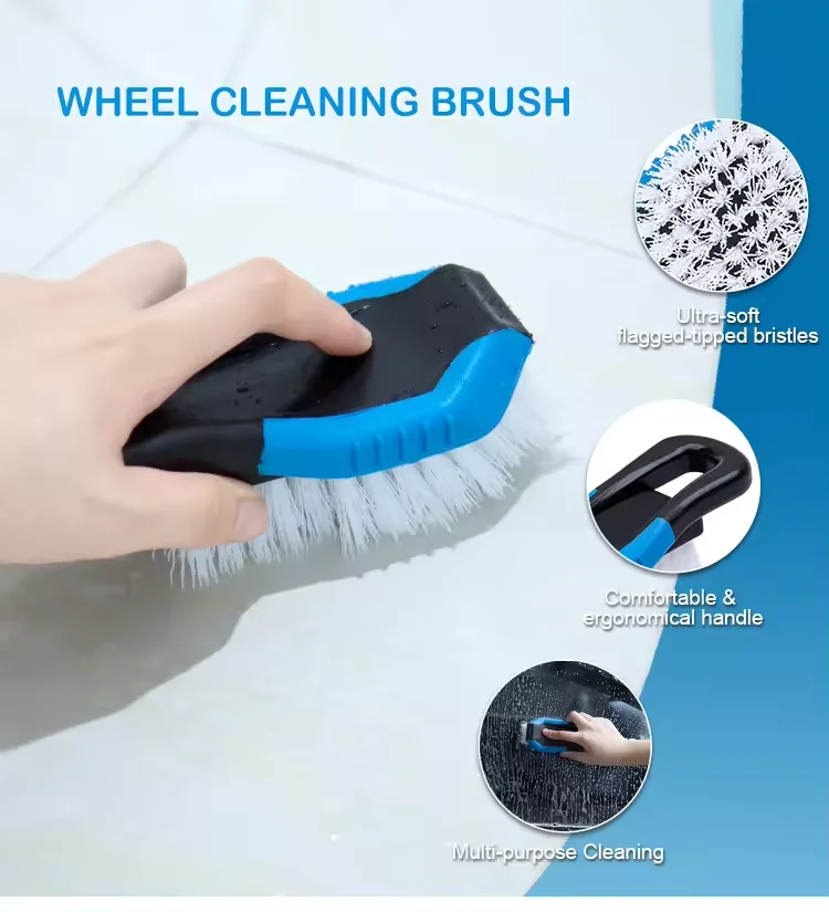 Zhenda PP Hair Car Interior Wash Brush Car Tire and Wheel Corner ...