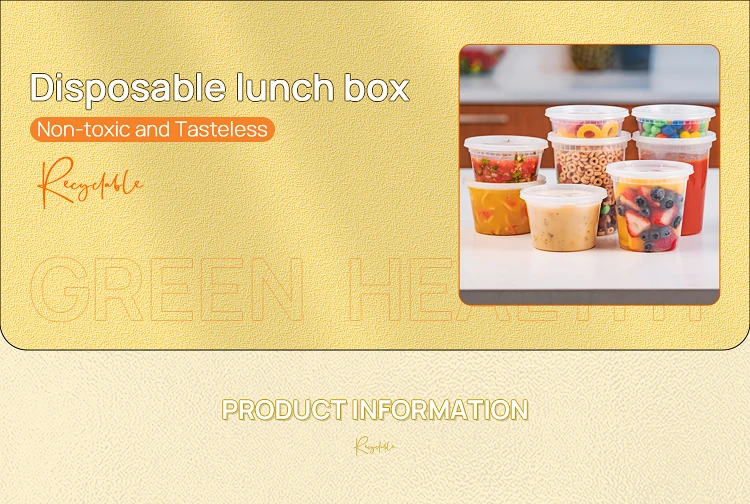 Microwave Transparent PP Plastic Disposable Noodle Deli Bowl Soup ...