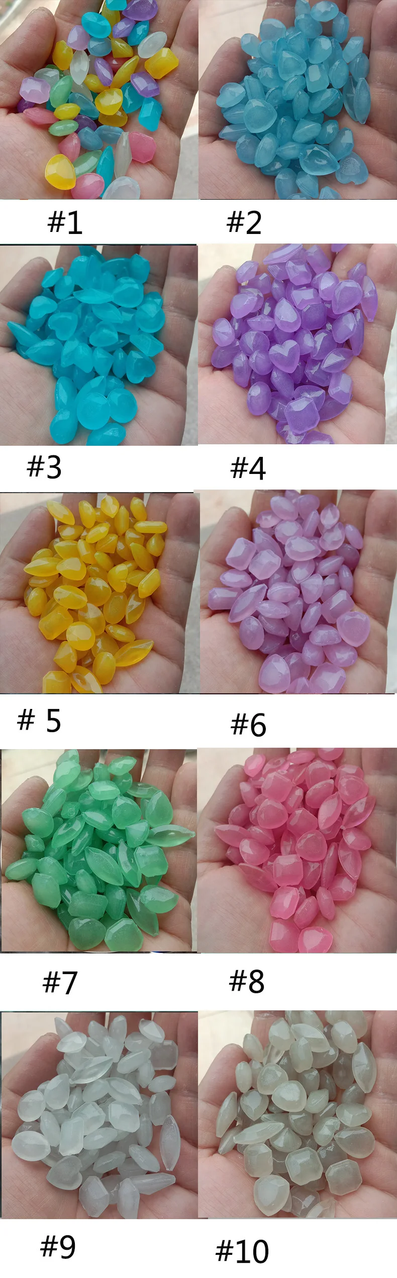 Colorful Portable Small Animal Shape Cute Acrylic Glow In The Dark ...