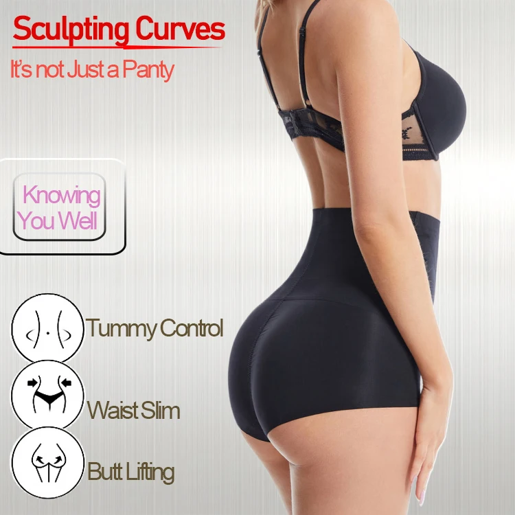 Plus Size Women Underwear High Waist Tummy Control Girdle Seamless