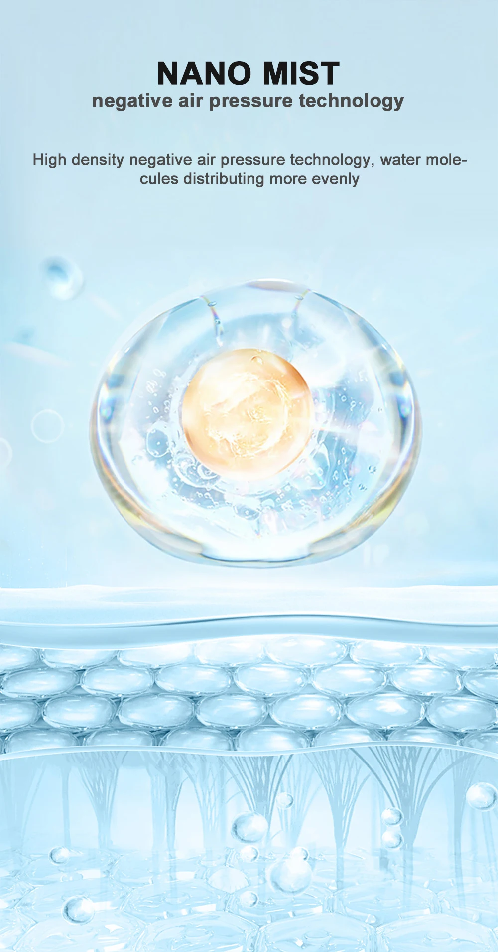 Suyzeko 1000ppb Hydrogen Rich Water Mist Sprayer Portable Nano Facial ...