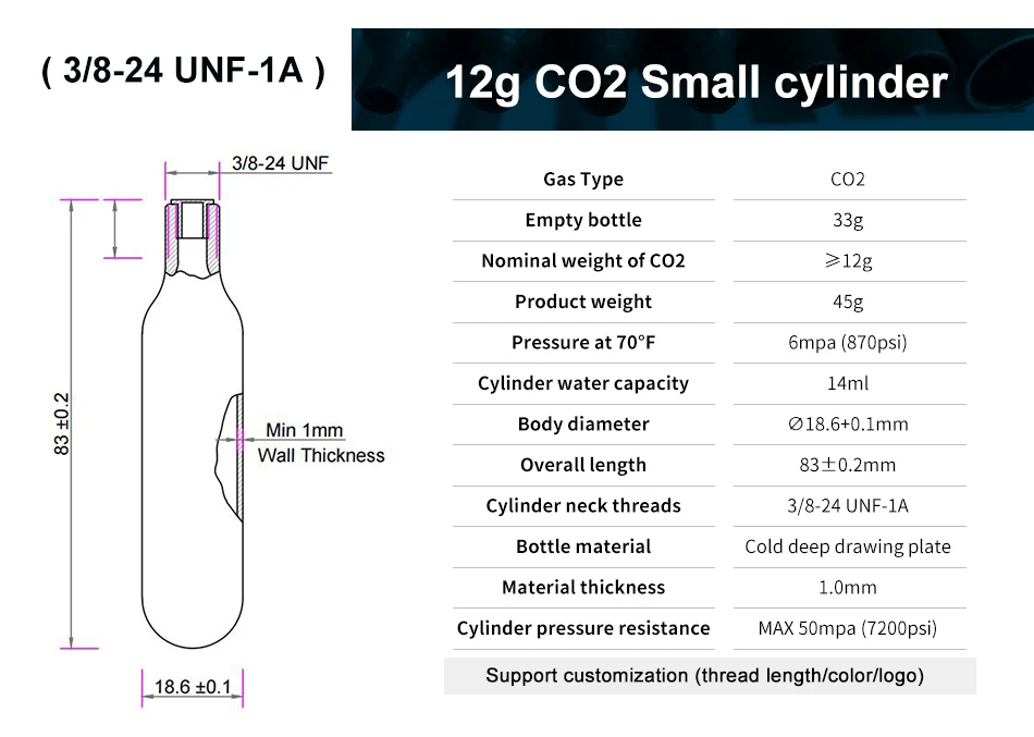 CO2 Cartridges - High Pressure Solutions for Airsoft & Beer