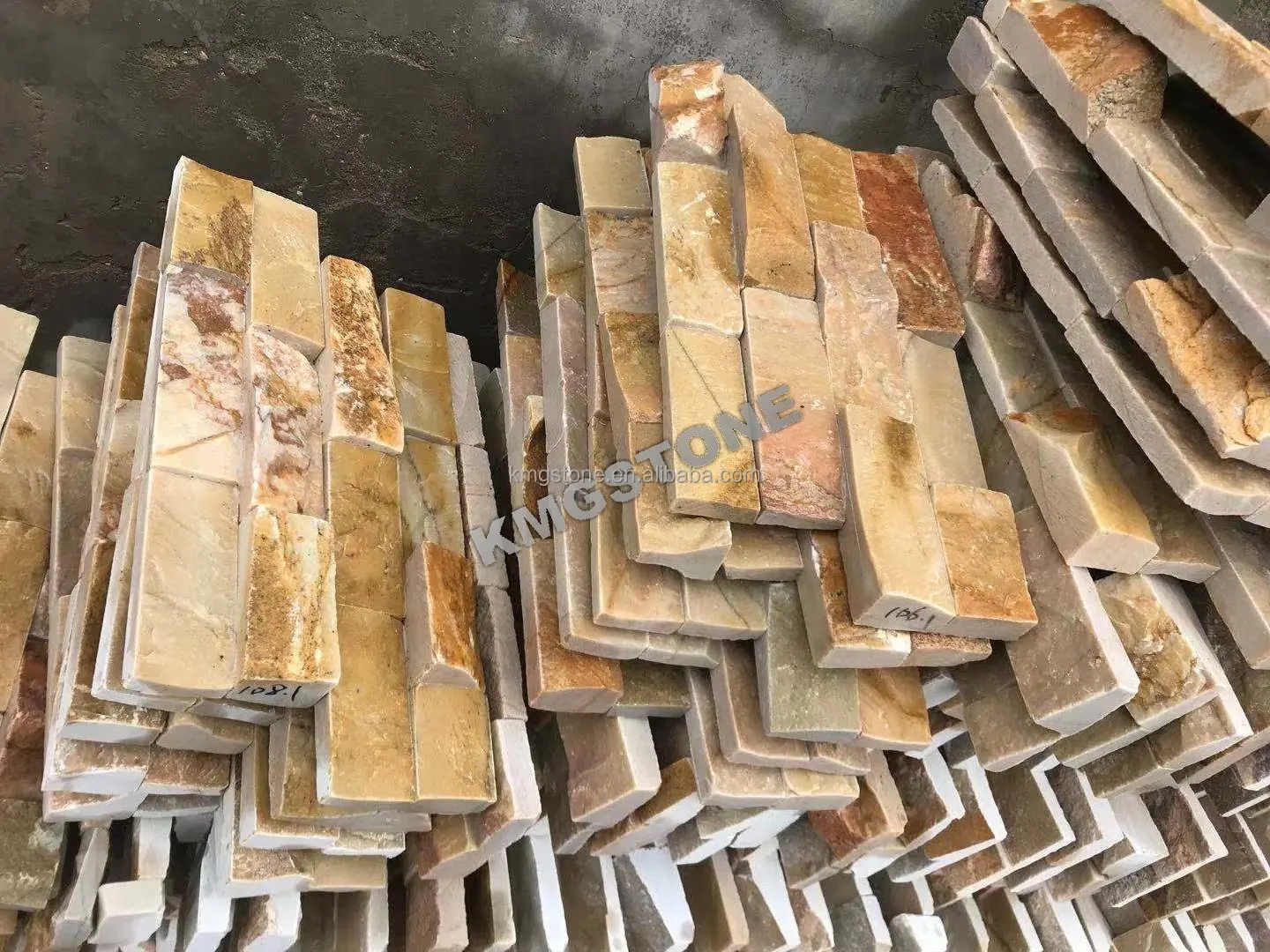 Natural Slate Stone Wall Panel Cladding Sand Culture Stone Veneer For ...