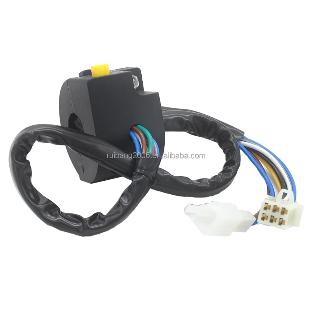 Universal 3 Function Left Handlebar Engine Start Stop Switch For 49cc ...