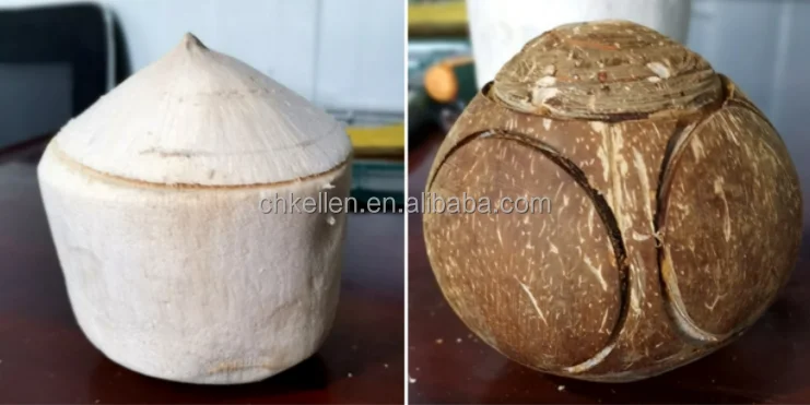 Hand Fresh Green Coconut Opening Machine Coconut Laser Cutting Machine ...
