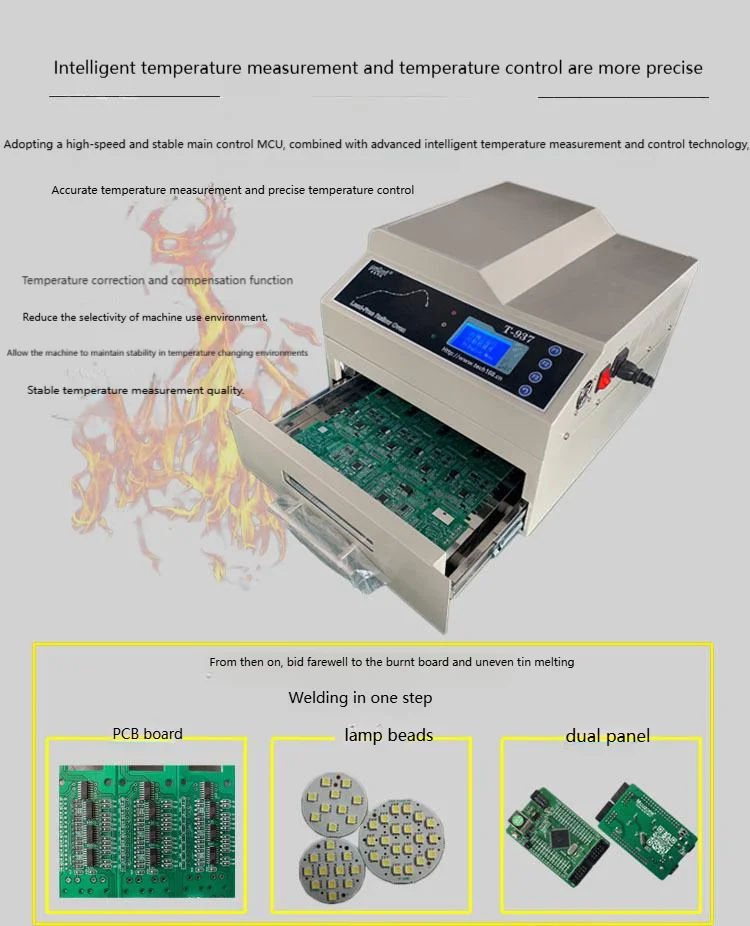 Oven Lead-free Solder Infrared IC Heater Reflow Soldering Station for ...