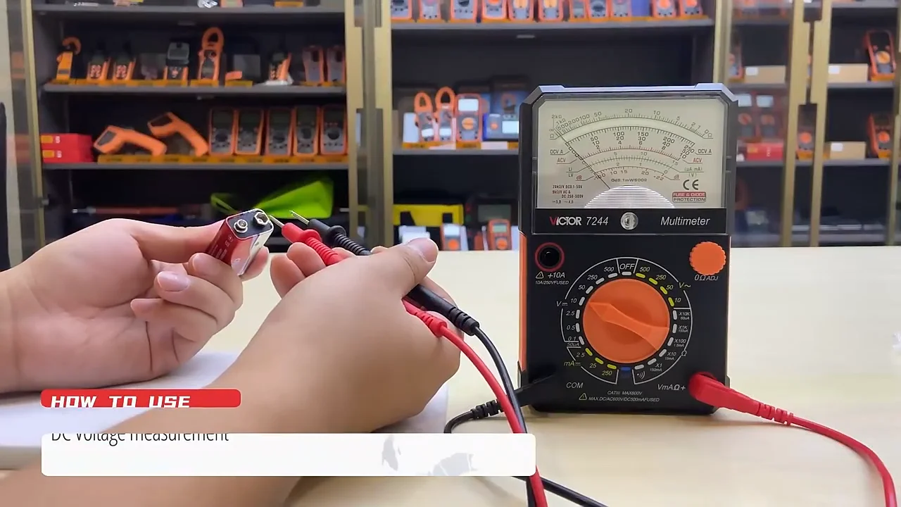 Victor 3021 Analog Multimeter Oem Manual Range Dc Ac 1000v 10a 100k Ohm ...