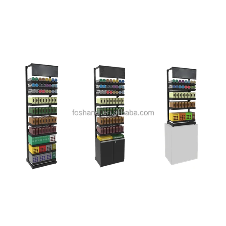 Wholesale Lighting Wooden Slatwall Cigarette Pack Display Device Stand ...
