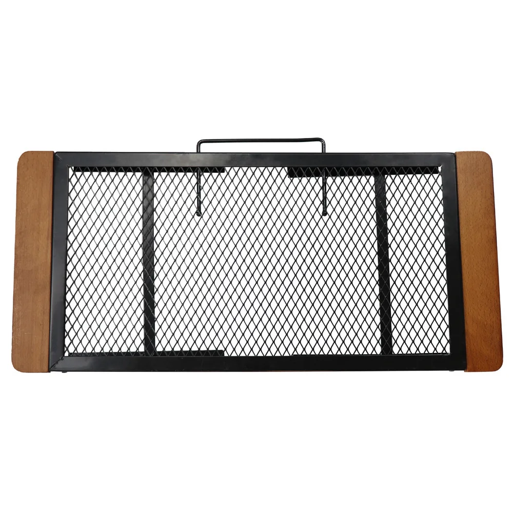 Outdoor Folding And Portable Barbeque Net Iron Table Camping Grill ...