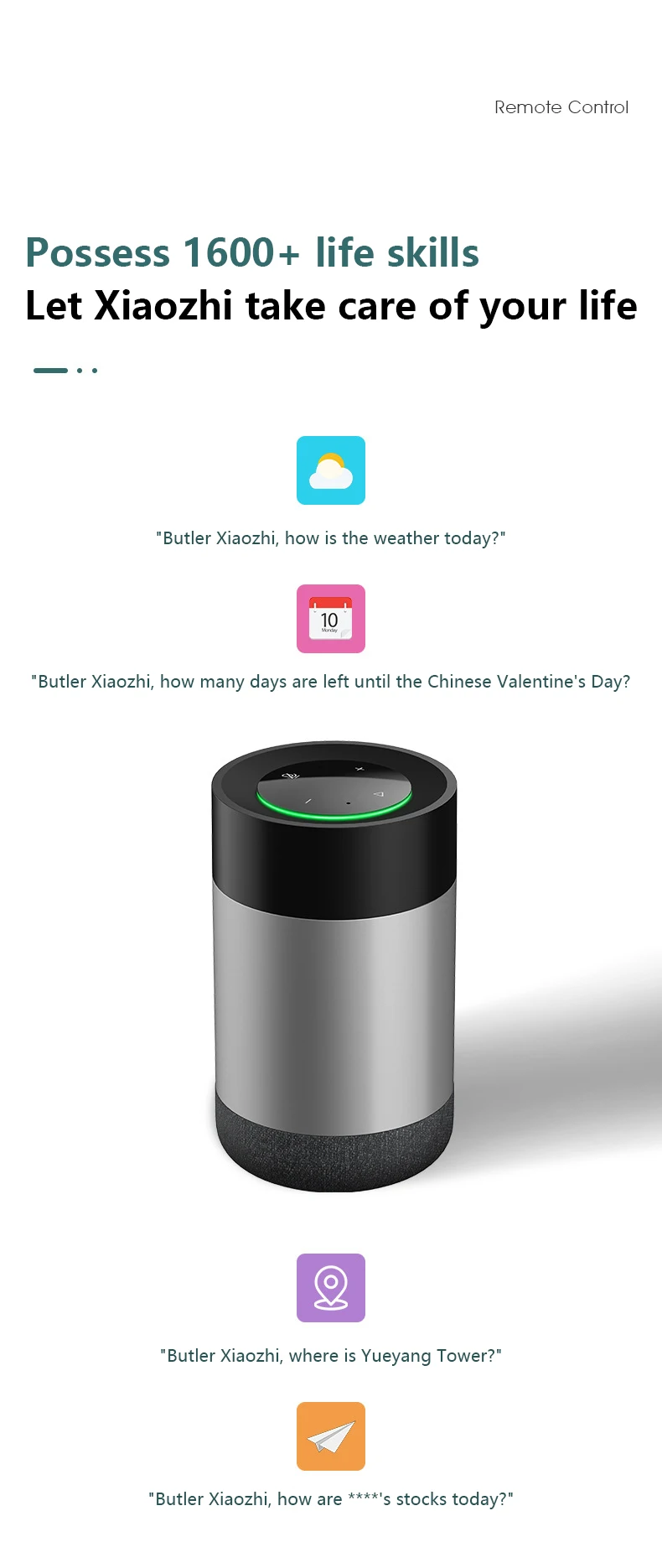 Tuya Smart Speaker - Mini, Portable, and Voice-controlled