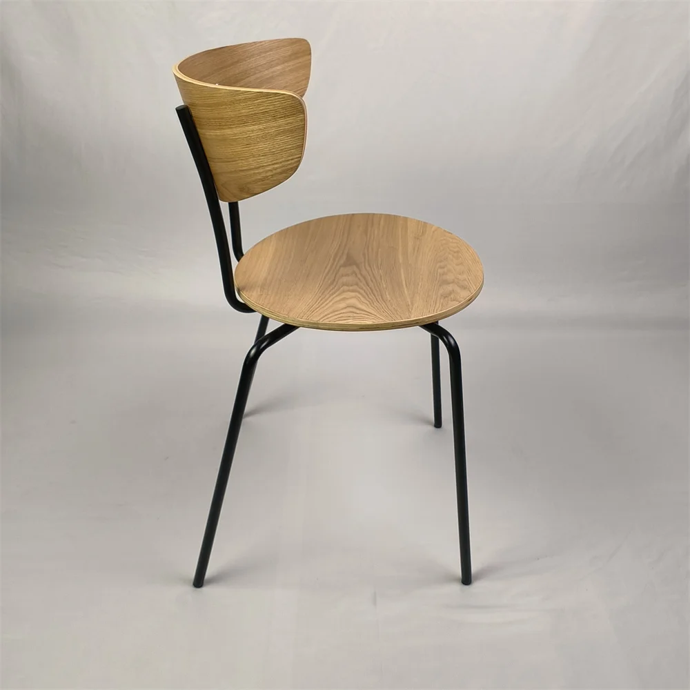 Canteen Buffet Restaurant Wooden Dining Chair Solid Wood Bentwood ...