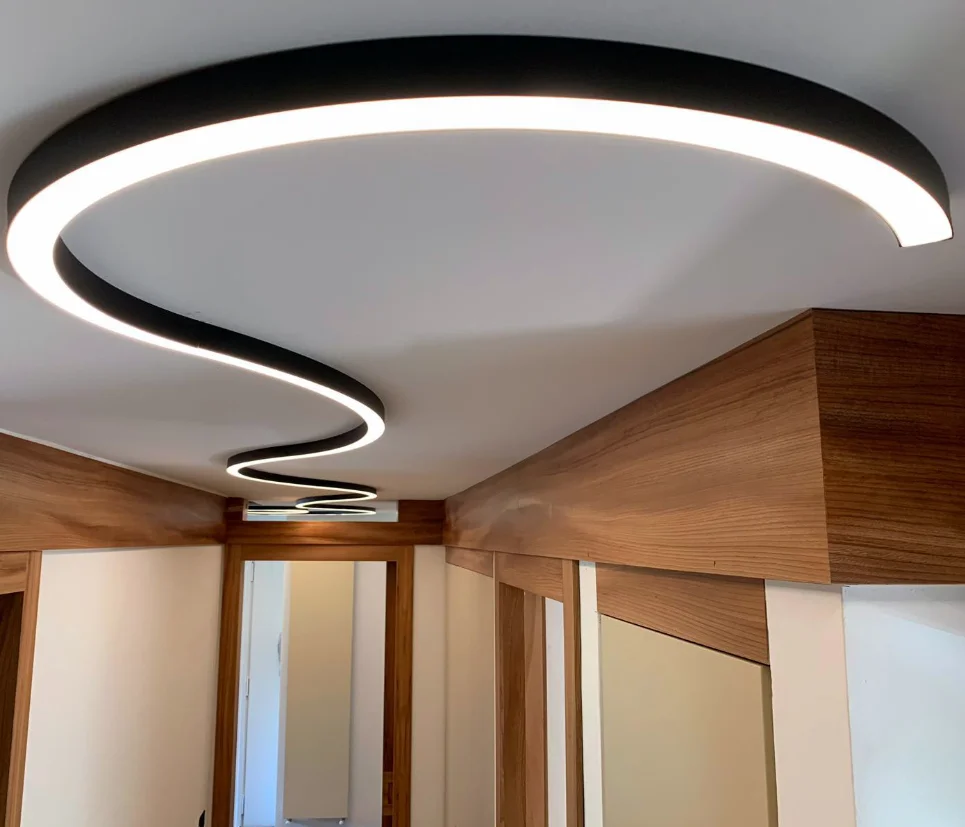 CL101515 LED Snake Shape Pendant - Modern Linear Light