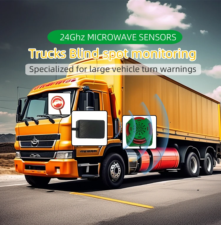 24ghz Truck Right Turn Left Turn Blind Zone Un R159 Sensor For Large ...