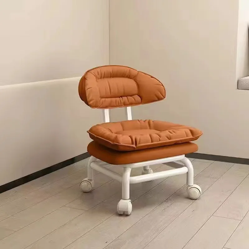 Modern Low Stool Back Chair Home Shoe Stool Living Room Lazy Stool ...