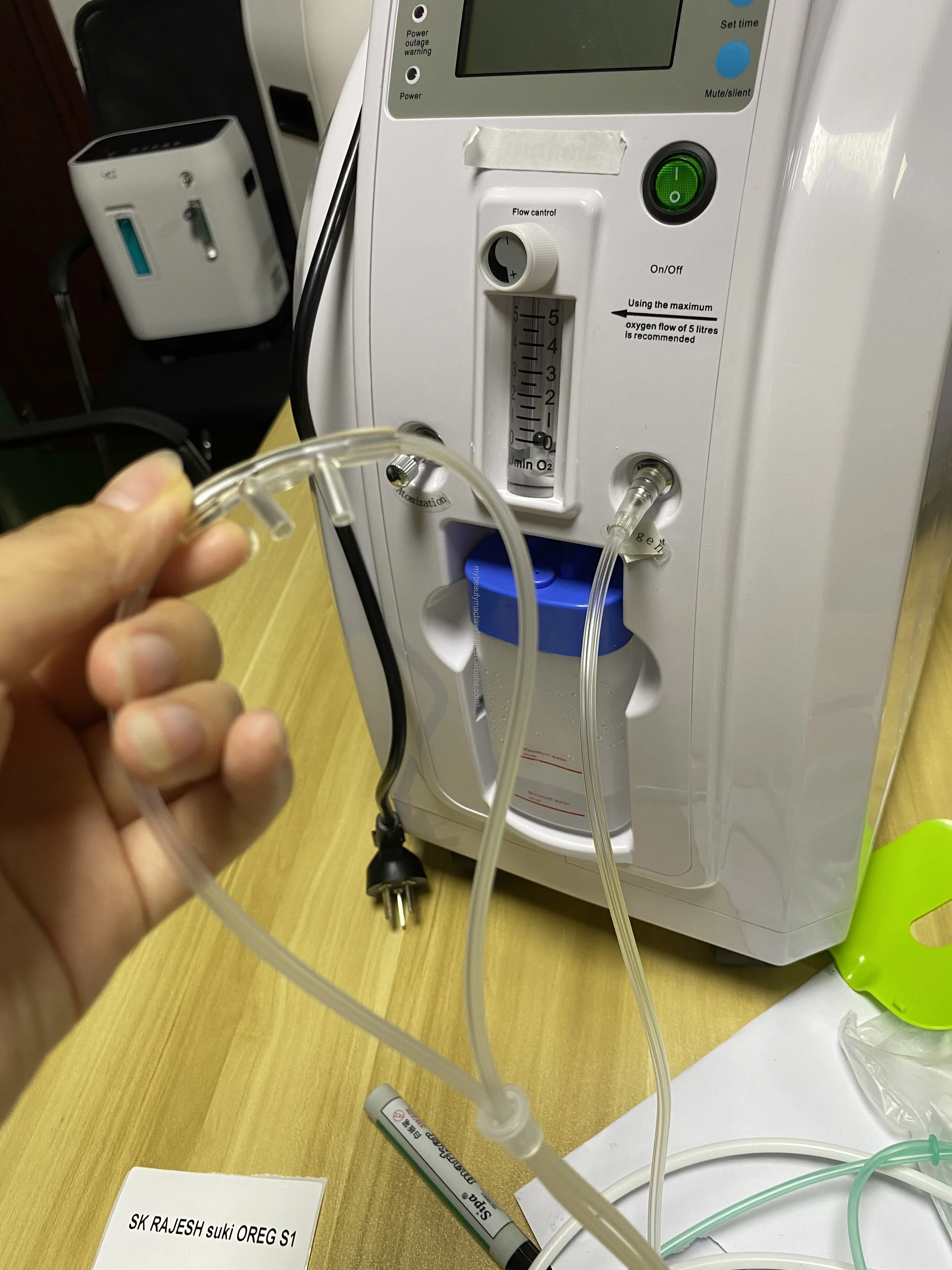 5l Portable Mini Oxygen Concentrator Respirator - Buy Equipment,Oxygen ...