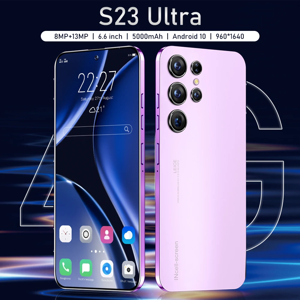 New S23 Ultra Mainstream Flagship 5G Smartphone 6.8 HD Screen 128GB 6GB ...