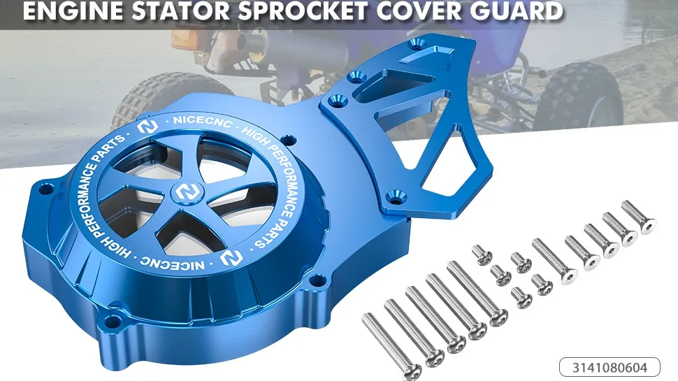 Nicecnc Engine Left Side Stator Sprocket Crankcase Cover Guard For ...