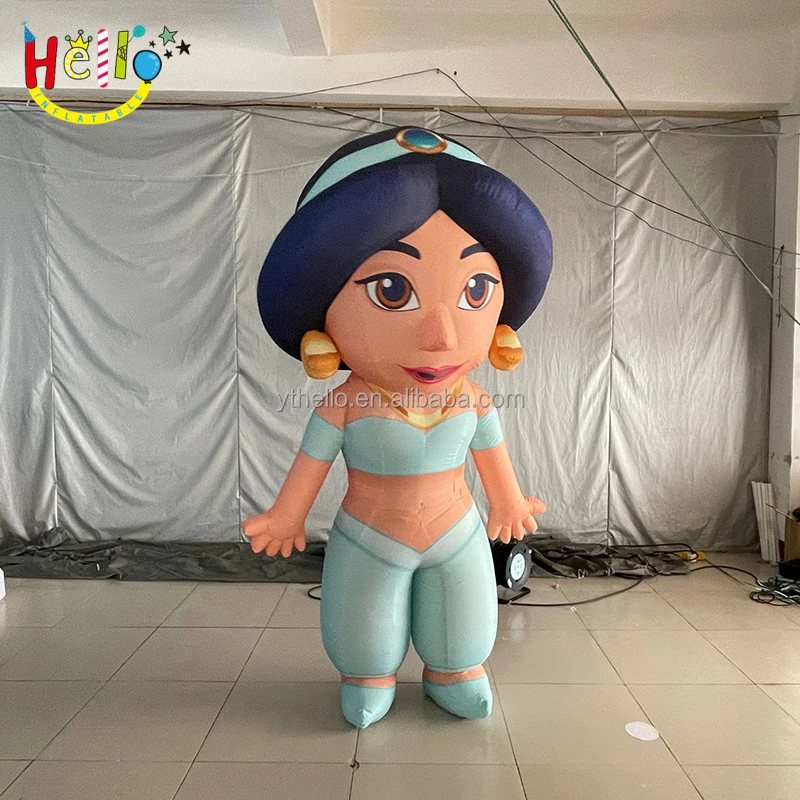 Custom Inflatable Characters - Beautiful Cartoon Girl Walking Costume