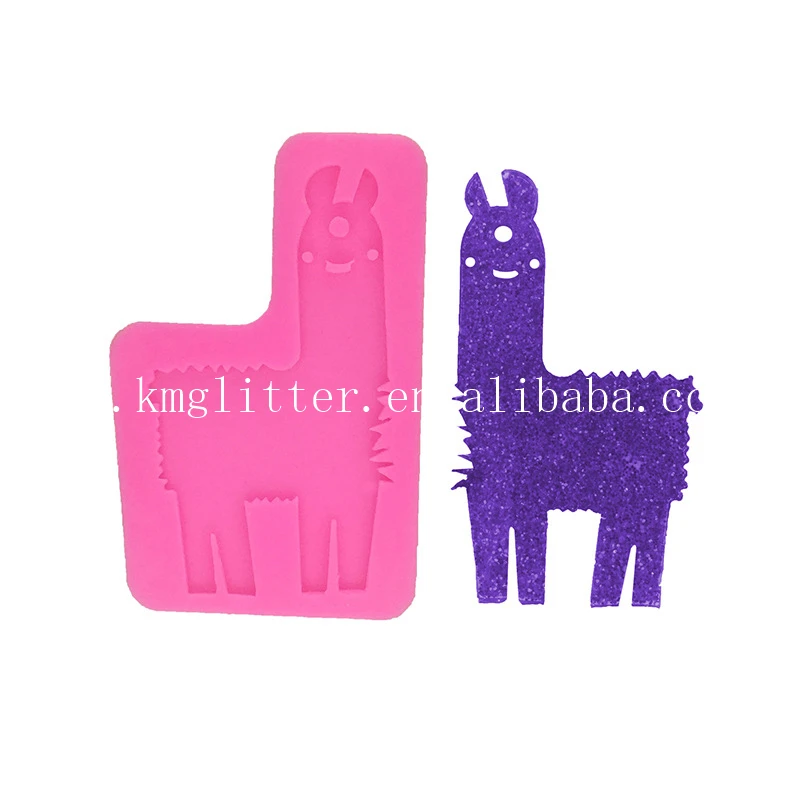 Tools Craft Supplies & Tools keychain mold resin mold Llama Silicone ...