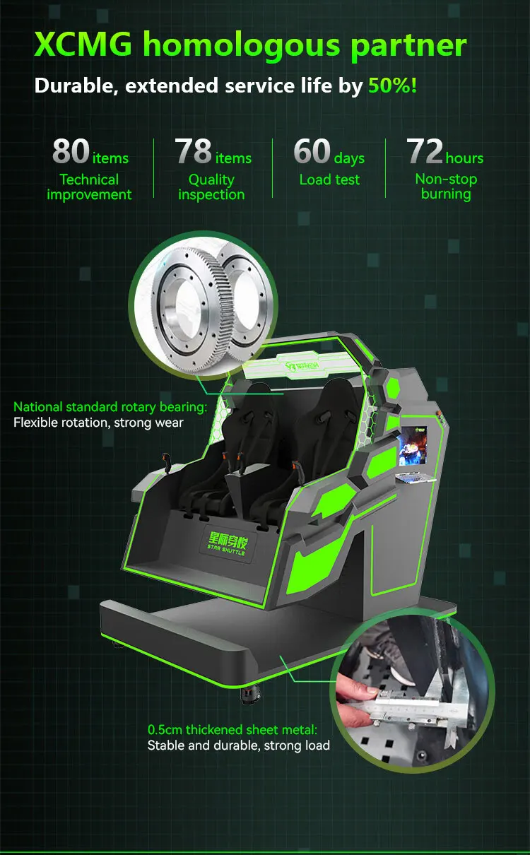 Star Shuttle Motion Vr Flying 9d Cinema Machine 360 720 Degree Roller ...