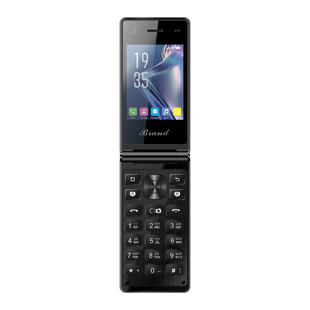 New 4G Button Touch Screen Smartphone - Basic Kosher Flip Phone