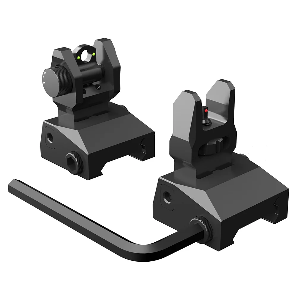 90 Degree Fiber Optic Aiming Sights Flip Up Sights - Buy 90degree Scope ...