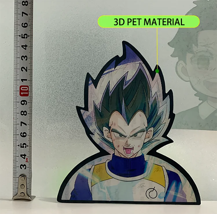 Demon Slayer Kamado Nezuko 3d Lenticular Motion Stickers For Car Laptop ...