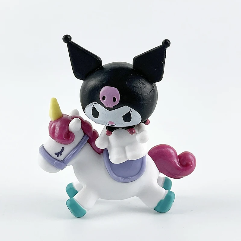 Sanrio Model Melody Cinnamon Kuromi Family Handmade Doll Action Figure ...