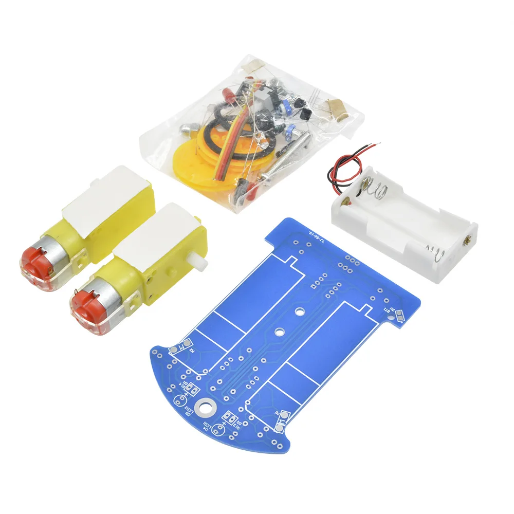 D2-1 Diy Kit Intelligent Tracking Line Smart Car Kit Tt Motor ...