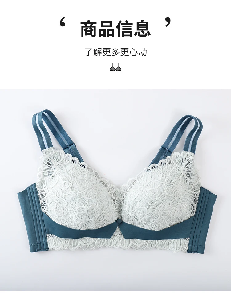 European And American Large Size Full Cup Ladies Bra Lace No Steel Ring ...
