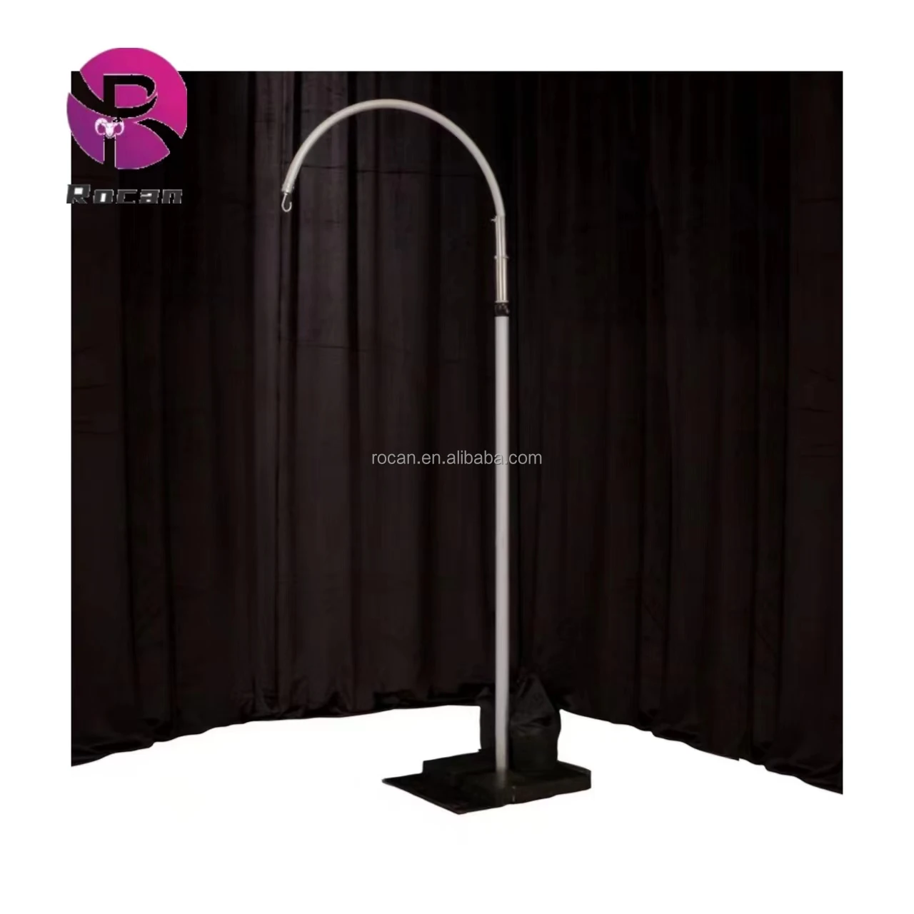 Aluminum Upright Pipe Adjustable Chandelier Light Stand Hook Chandelier ...