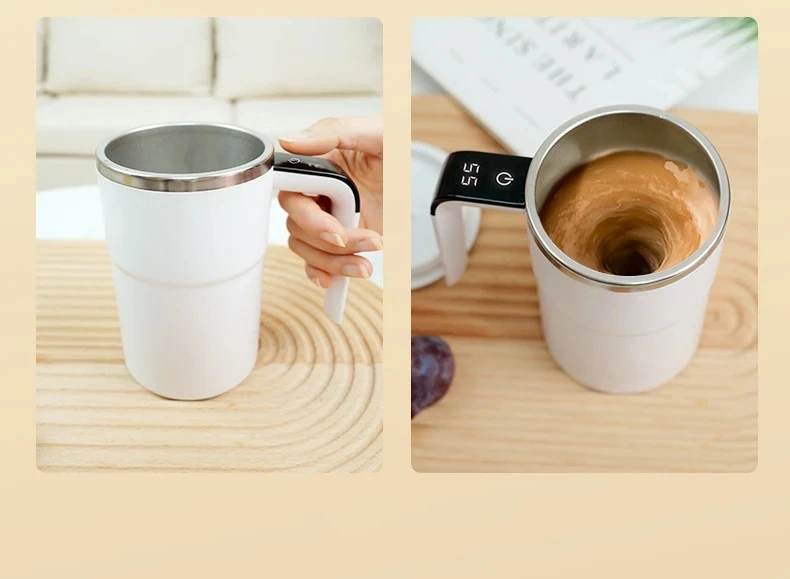 Electric Coffee Cup Digital Display Temperature Electric Smart Self ...