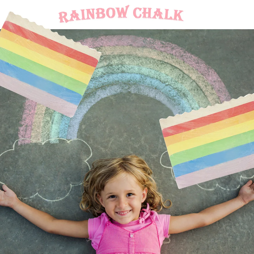 Outdoor Toy Washable Fancy Design rainbow unicorn Shaped Jumbo Sidewalk ...