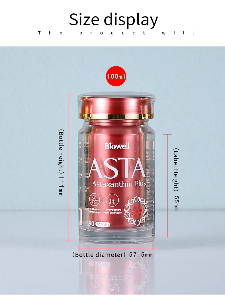 Custom Ps Pill Bottle With Inner Container Customer Design Printing ...