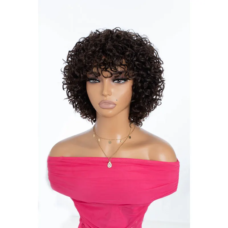 Perruque Pixie Cut Wig Short 100% Raw Unprocessed Virgin Human Hair ...