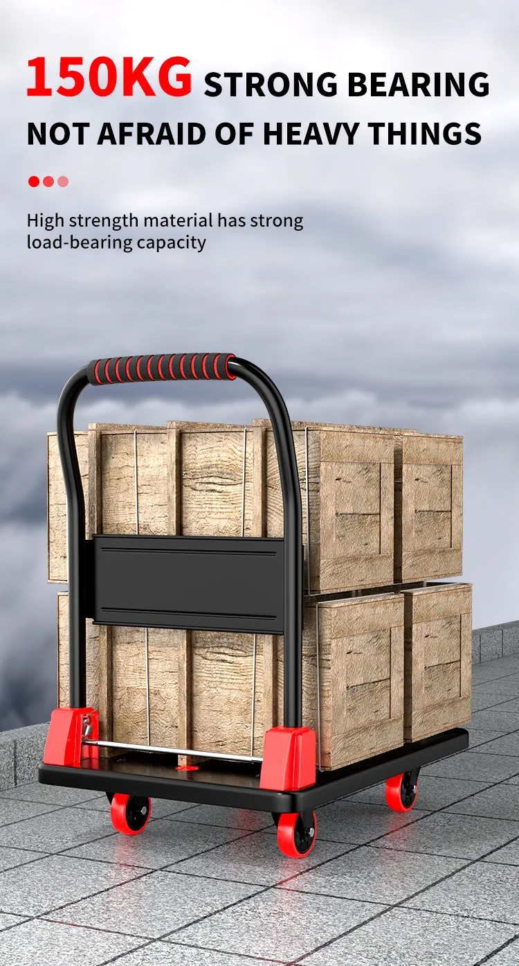 Trolley Foldable Trolley Heavy Plastic Trolley Wheel Easy Moving ...