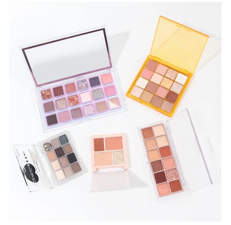 Wholesale Custom Logo Makeup Matte Glitter Eye Shadow Palette Highly ...