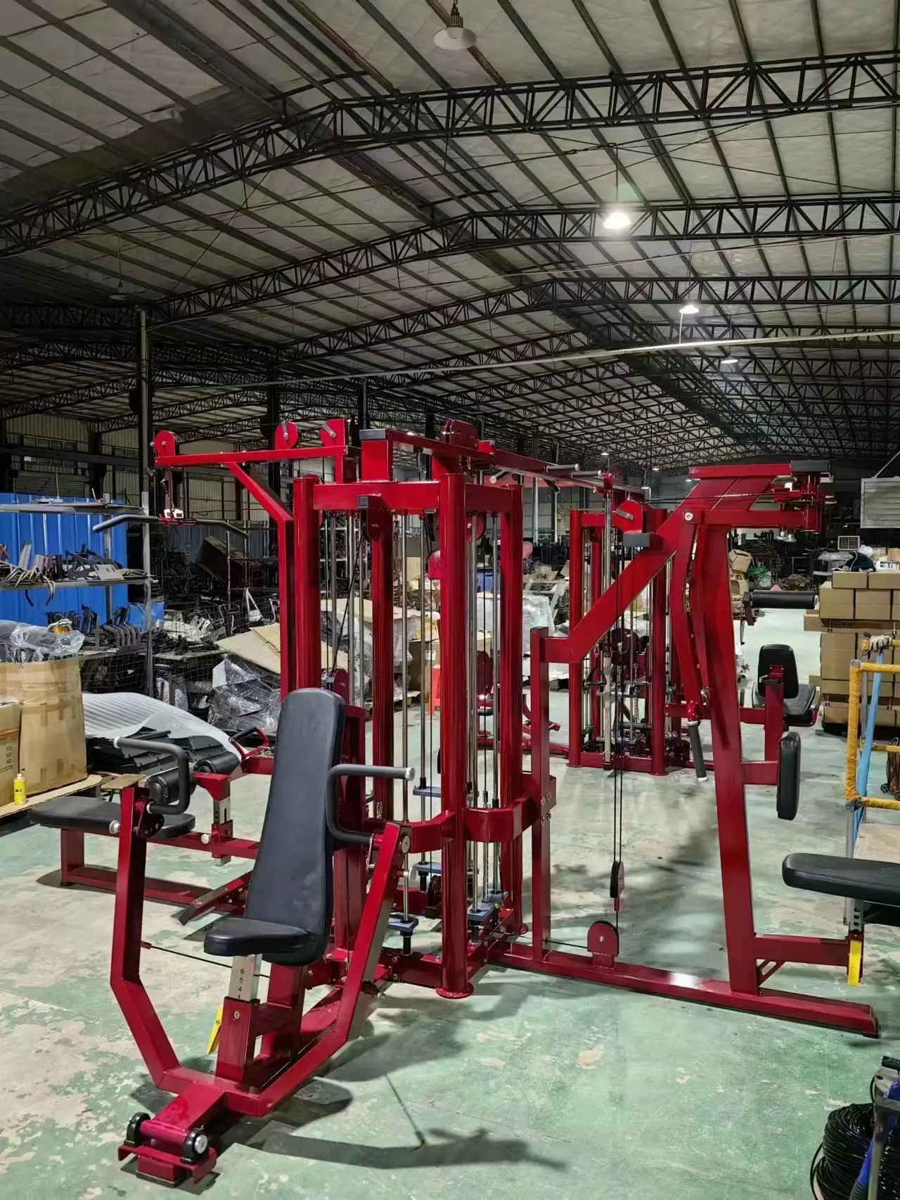 Jungle 8 Station Multi Gym Functional Training Strength Machine Body ...