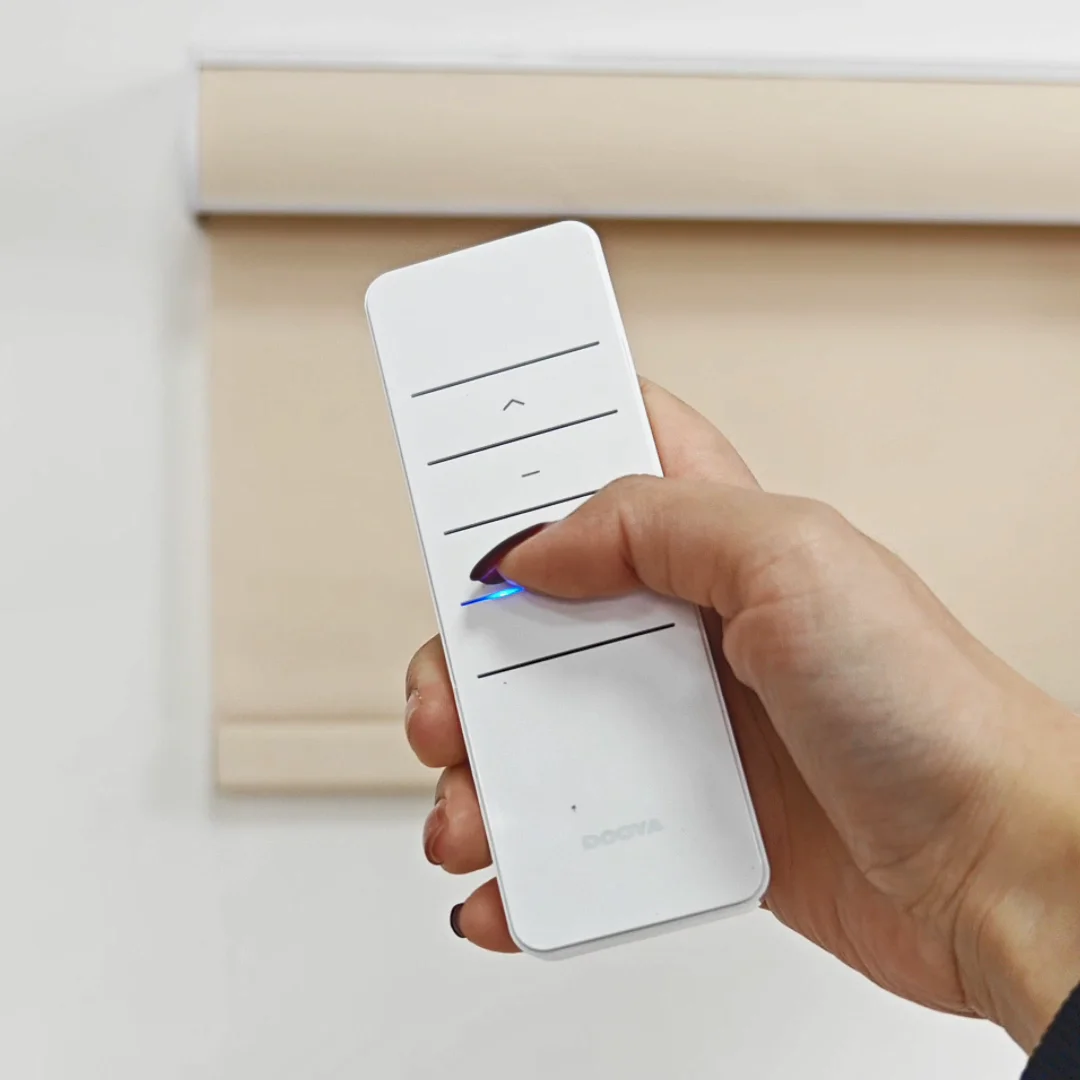 Remote Control Automated Blackout Window Treatment Auto Electric Smart ...