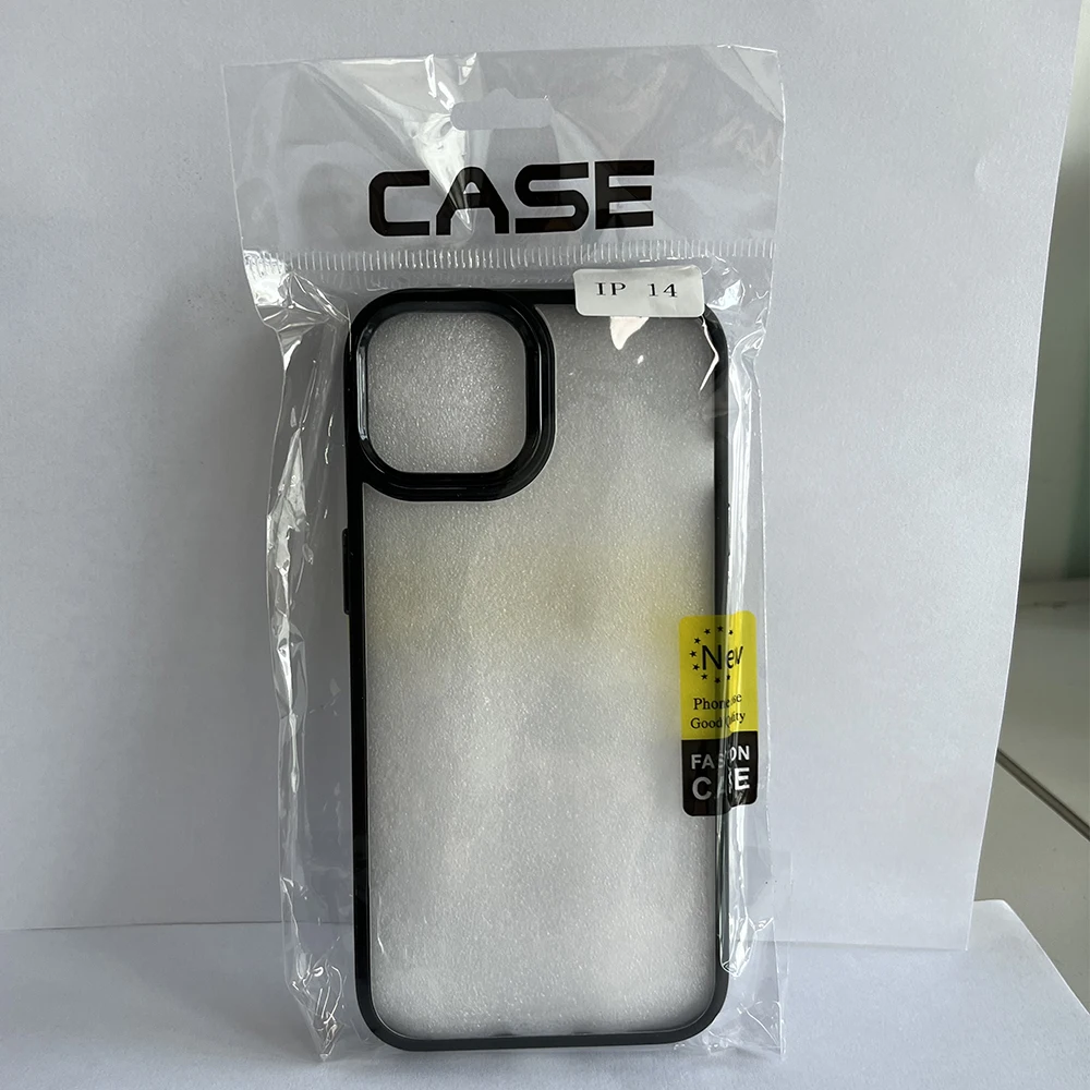New Fashion Anti- Scratch Phone Cover Transparent Hard Case Solid ...