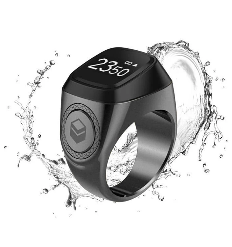 Kingkok Counter Prayer Reminder Zikr Ring Iqibla Smart Tasbih Ring With ...