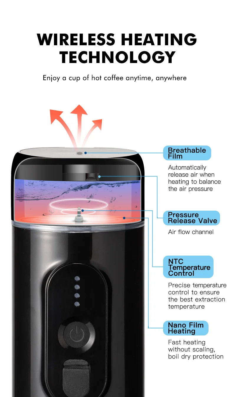 Wholesale Outln Outin Nano Portable Mini Electric Espresso Machine ...