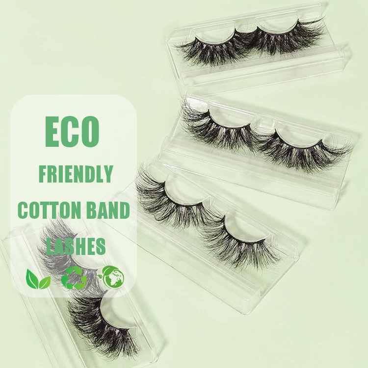 Natural 3d Silk Strip Handmade Lashes Plant Fiber Mink Eyelashes Free ...