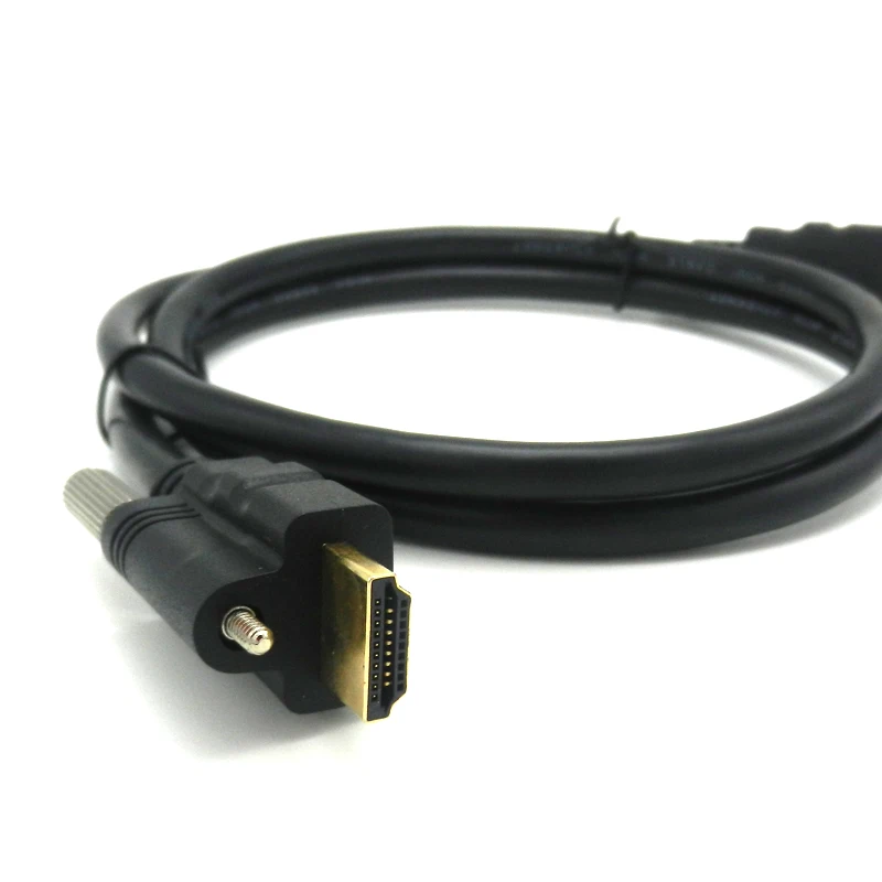 High Quality Gold Plated Hdmi Lock Cable 4k Hdmi Cable Male To Male ...