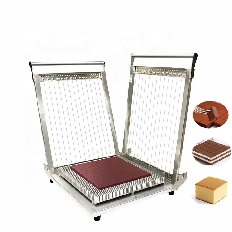 Manual Fudge Cutter - Efficient Chocolate Block Divider