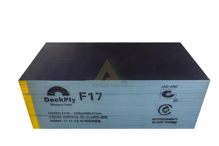 Arser Wood 18mm Black Film Faced Plywood for Concrete Formwork - Water ...
