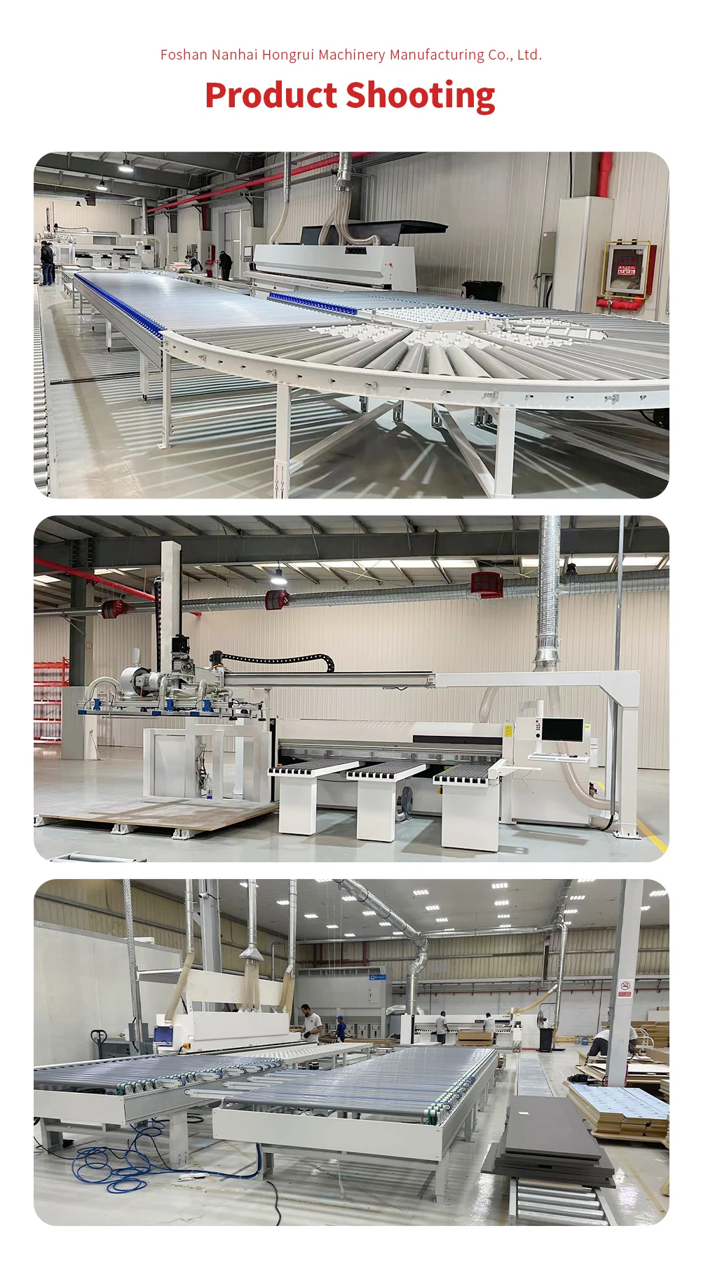 Roller Conveyor Line For Workpiece Return To Fully Automated Edge ...