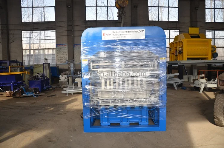 SY Building Concrete Machine Fully Automatic QT5-15 Block Machine Line ...