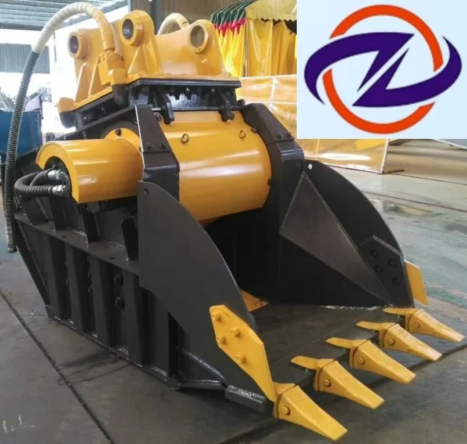 Excavator Engineering Machinery Four-in-One Bucket Sliding Loader ...